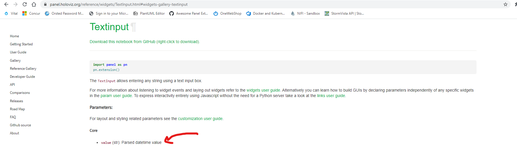 Incorrect Documentation In Reference Guide Of Textinput · Issue 1564 · Holovizpanel · Github