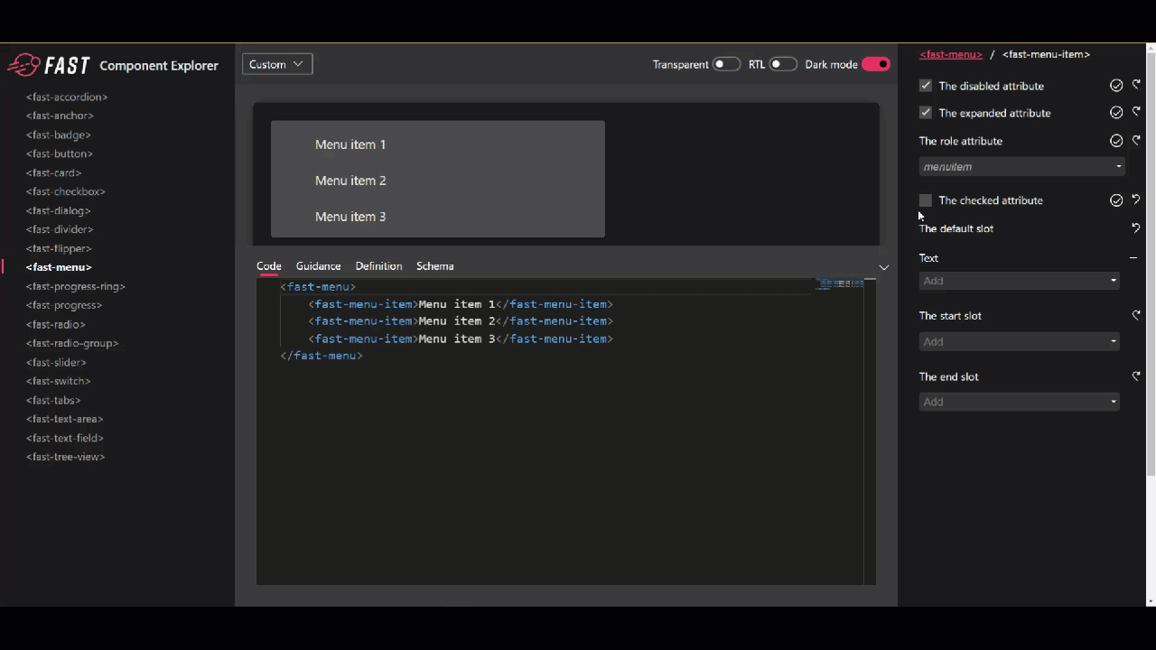 fast-menu-item checkbox not working · Issue #3908 · microsoft/fast · GitHub