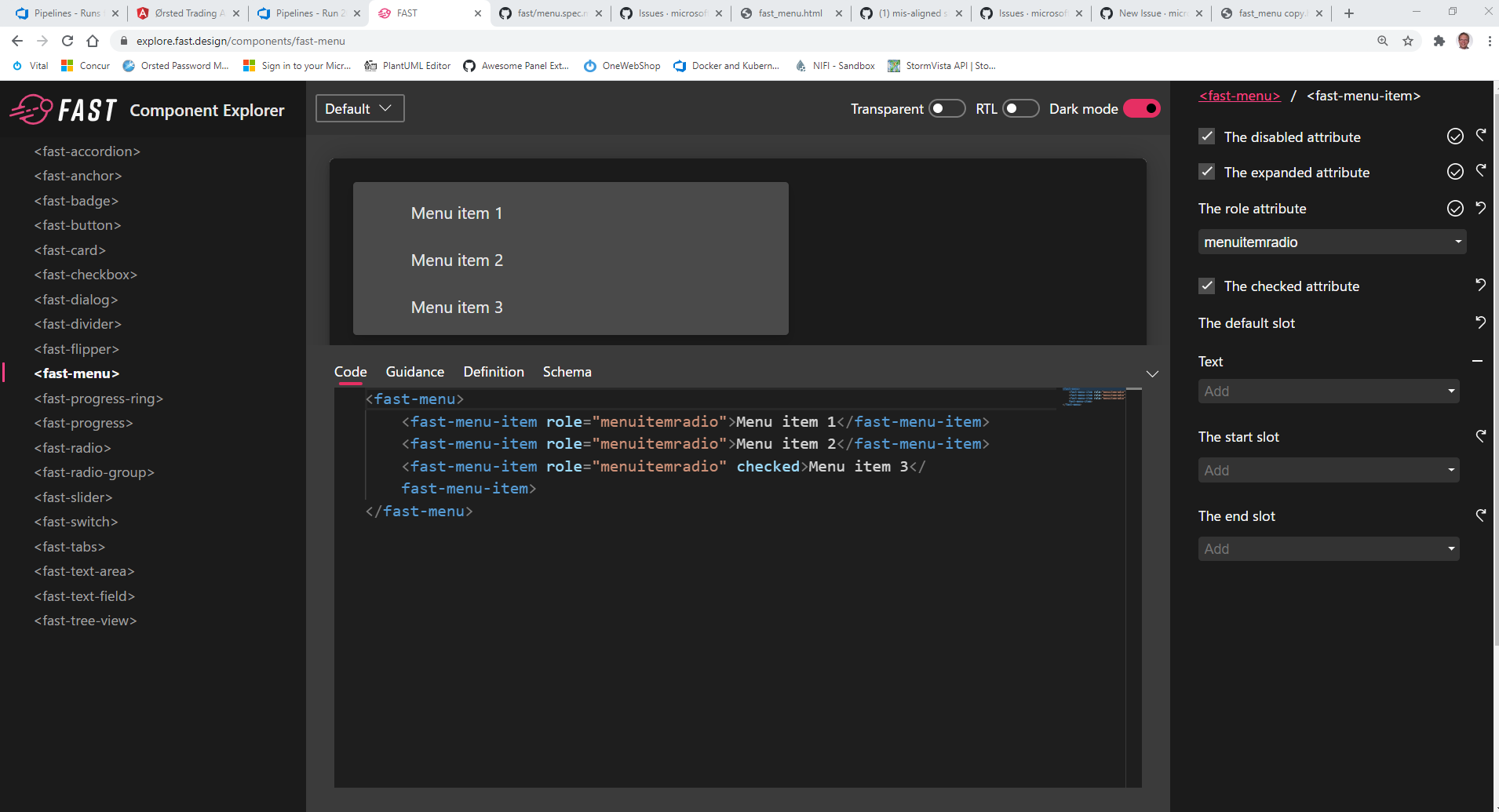 fast-menu-item radio attribute not working · Issue #3909 · microsoft/fast · GitHub