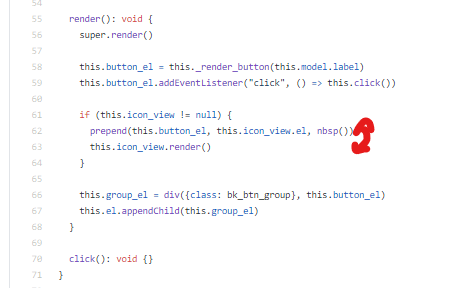 Render method of AbstractButton does not support Icon that replaces ...