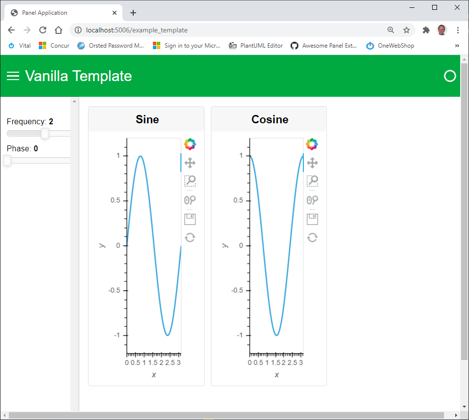 Vanilla Template Issues · Issue #1641 · holoviz/panel · GitHub