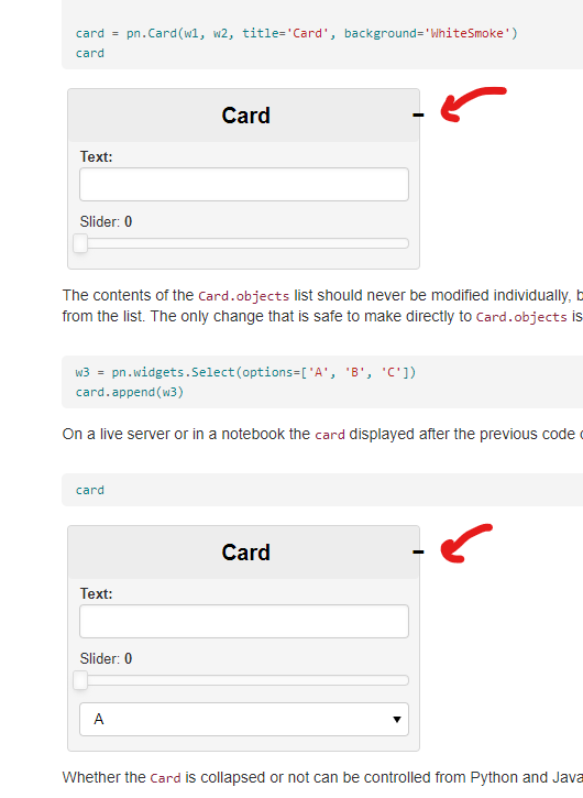 Issues in DEV Documentation as of 20201021 17:07 · Issue #1673 · holoviz/panel · GitHub