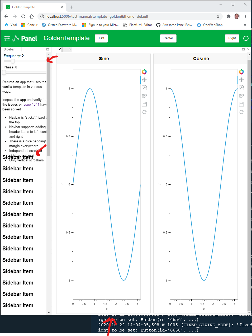 Template Test Report · Issue #1680 · holoviz/panel · GitHub