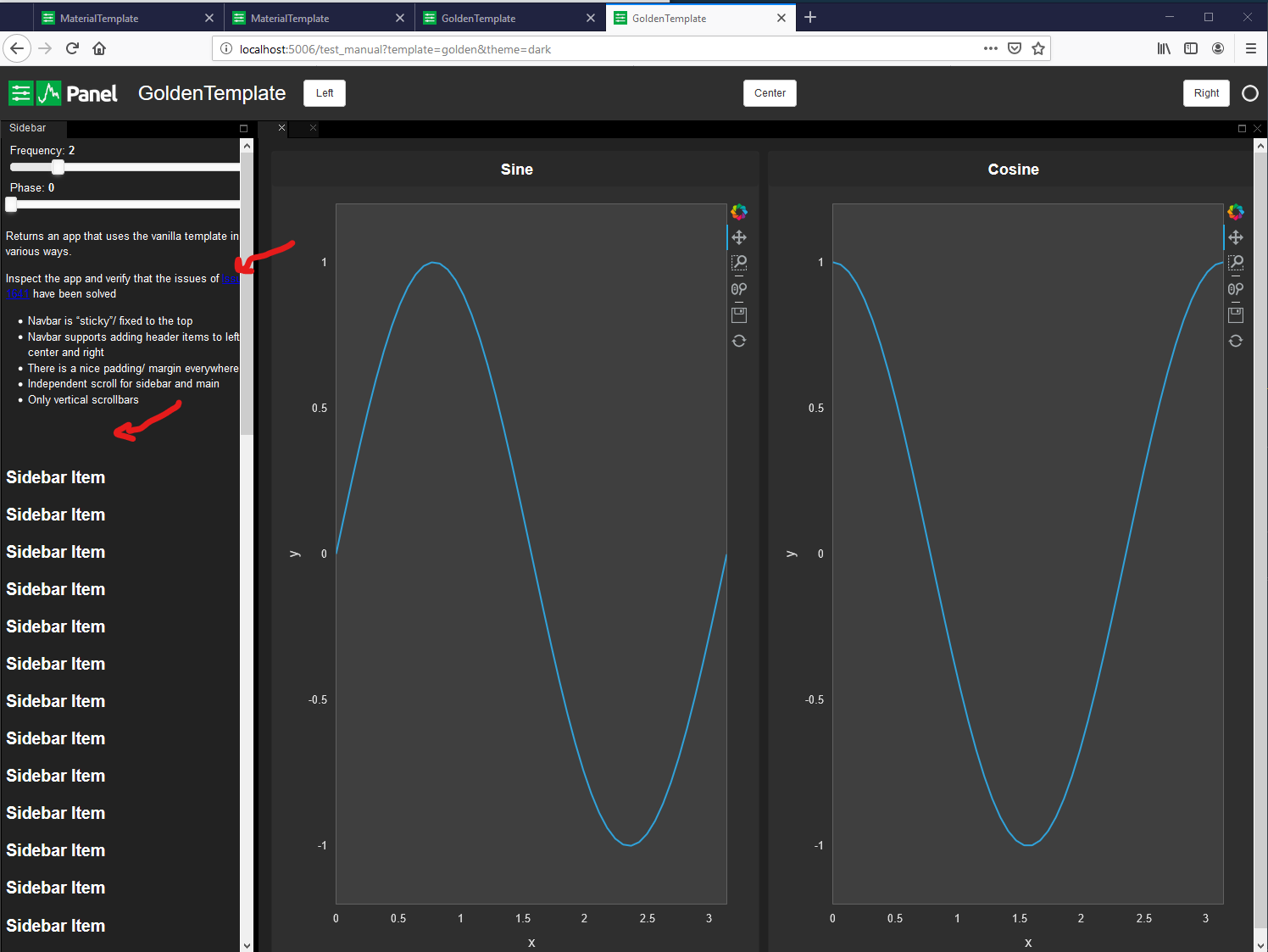 Template Test Report · Issue #1680 · holoviz/panel · GitHub