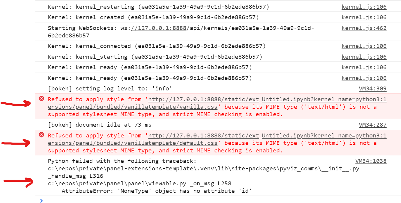 Template not working in Notebook. · Issue #1794 · holoviz/panel · GitHub