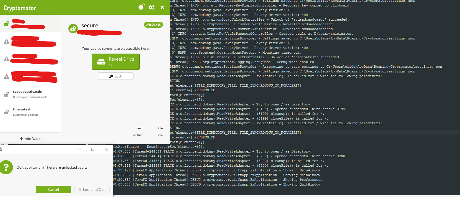 GUI Windows freeze / dead · Issue #984 · cryptomator/cryptomator · GitHub