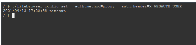 How tu change auth methood when using docker? · Issue #1553 · filebrowser/filebrowser · GitHub