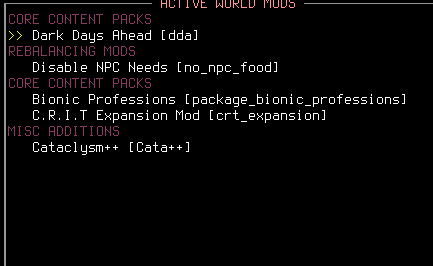 I have cata++ but ive also used the noct cata mod...they are separate for me · Issue #224 ...