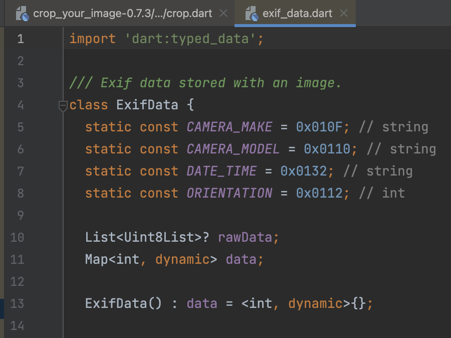Error: The getter 'data' isn't defined for the class 'ExifData'. · Issue #89 · chooyan-eng/crop ...