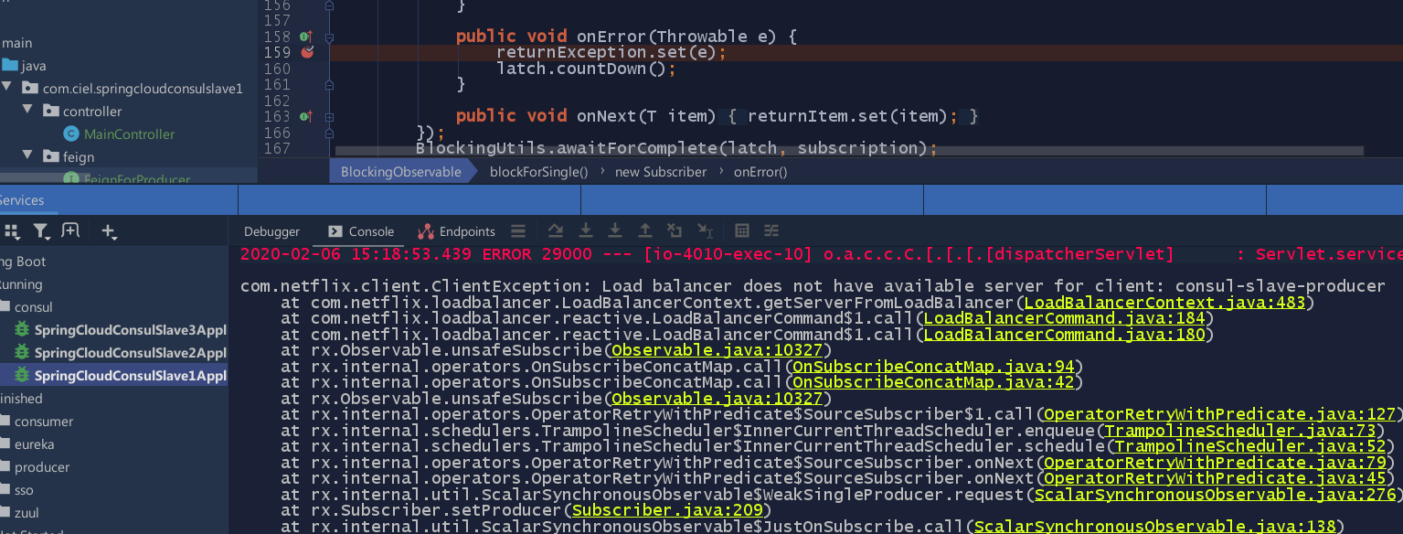 Load balancer does not have available server for client: consul-slave-producer · Issue #293 ...