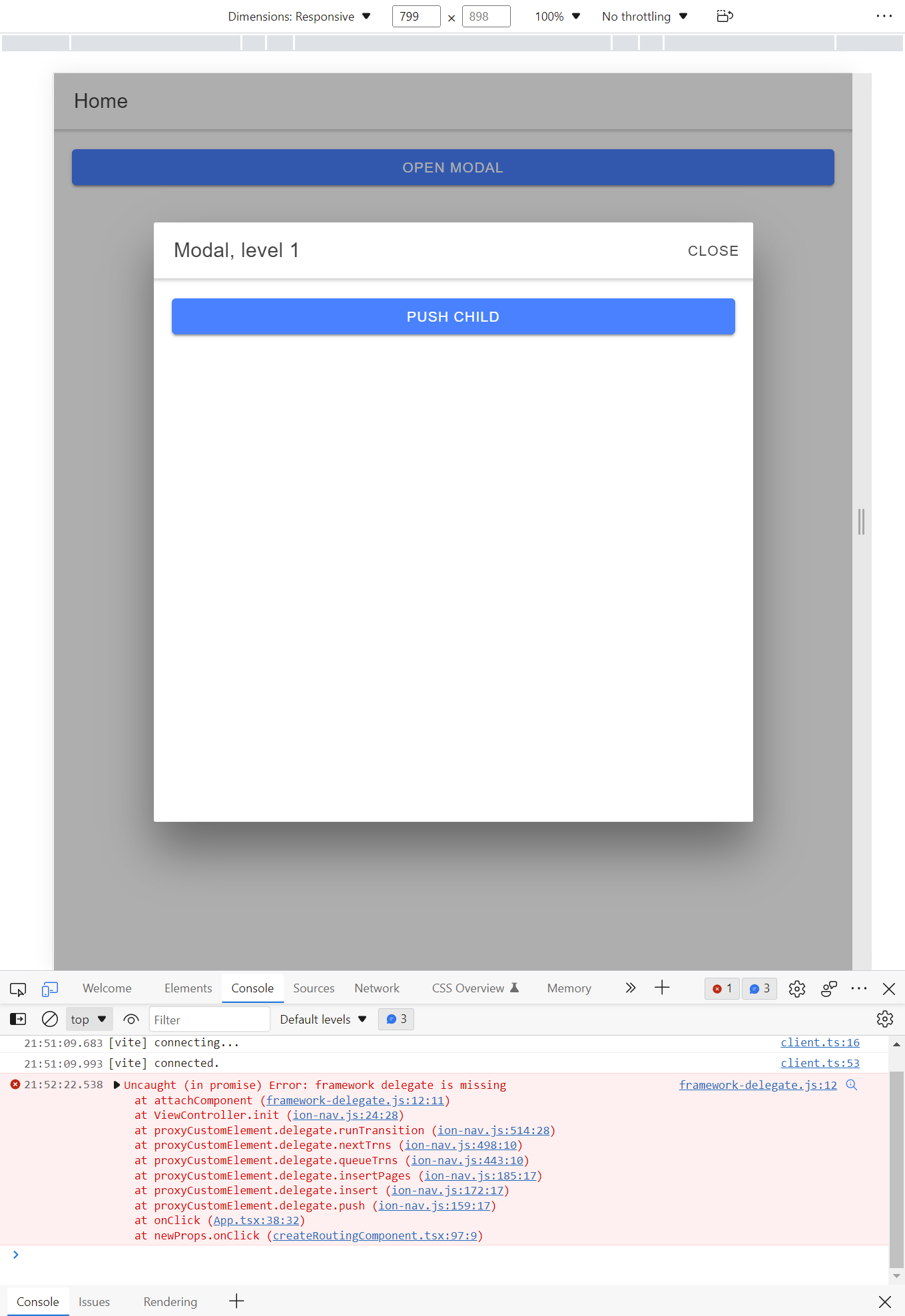 bug: ion-nav does not work in react · Issue #24002 · ionic-team/ionic-framework · GitHub