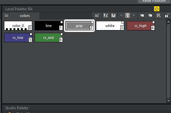 Vector Level - Custom palette order not saved. · Issue #2758 · opentoonz/opentoonz · GitHub