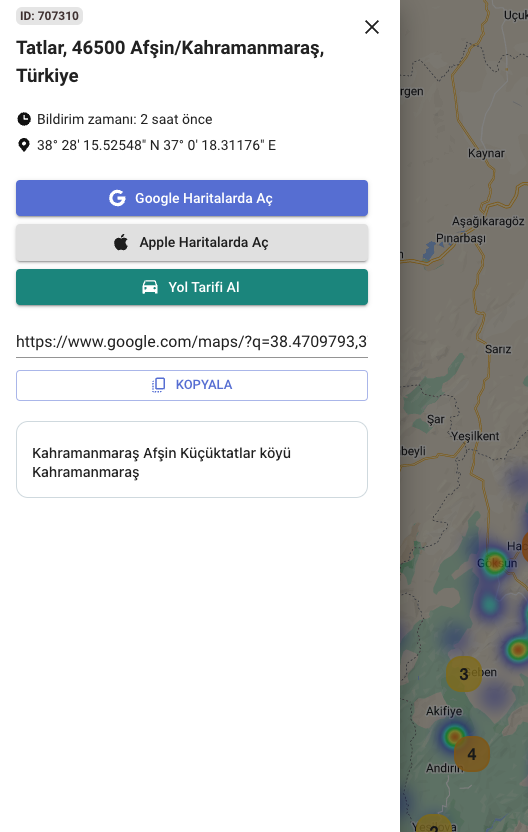 feat: ui improvements on the drawer, for babala content · Issue #686 · acikyazilimagi/deprem ...