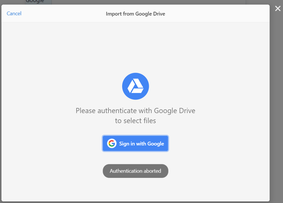 Authentication aborted · Issue #3393 · transloadit/uppy · GitHub