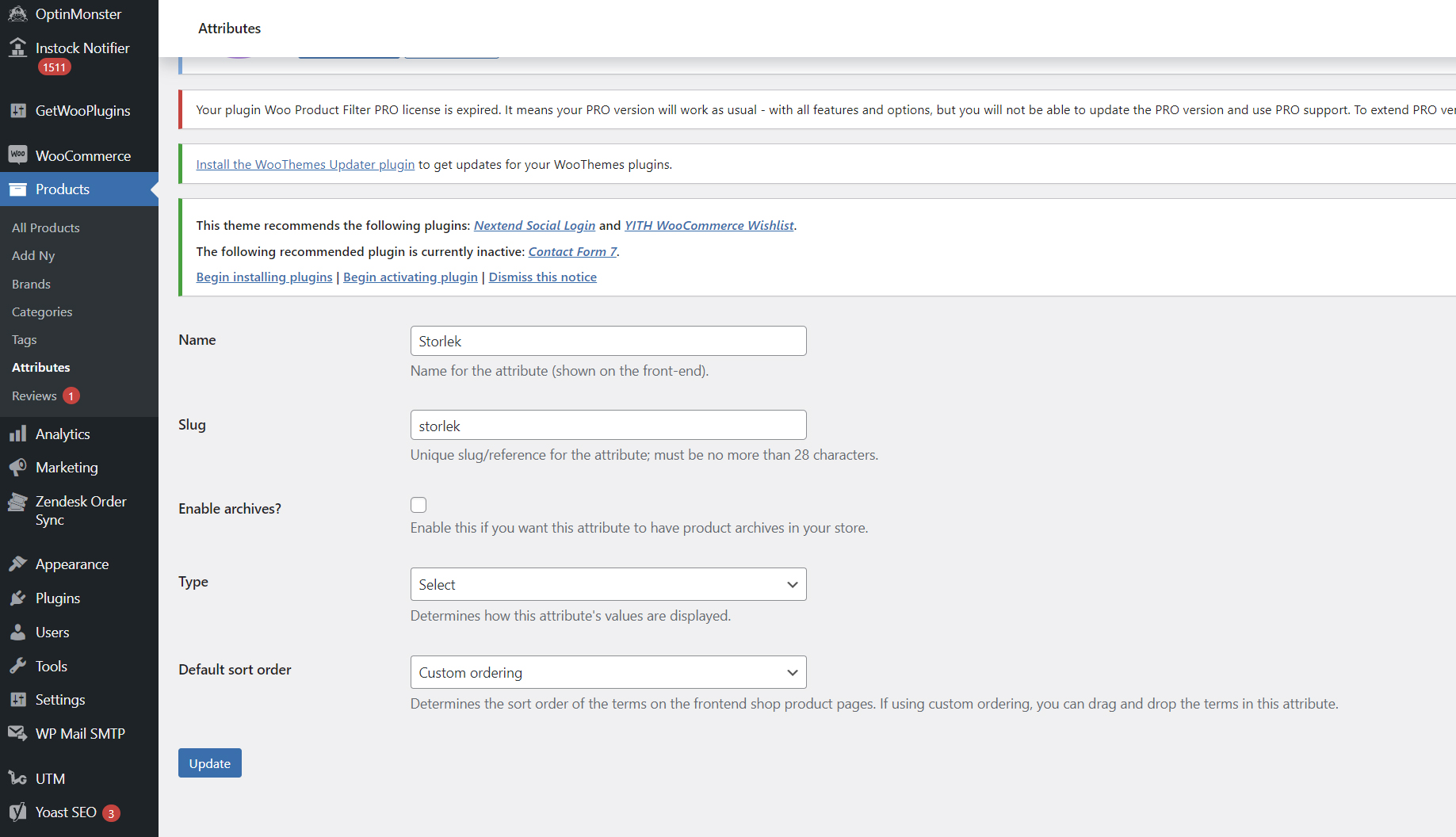 Variant (attribute) sorting wrong if number (size) is half. · Issue #36804 · woocommerce ...