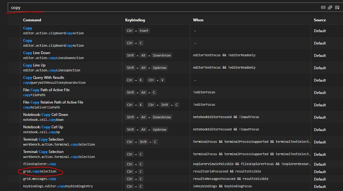 Add Shortcut for Copying Results with Headers · Issue #3341 · microsoft ...