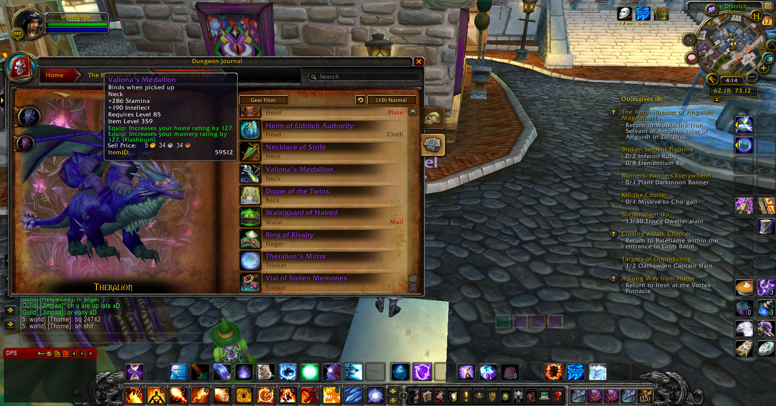 Valiona and Theralion seem to roll loot independently (10 Man) · Issue ...