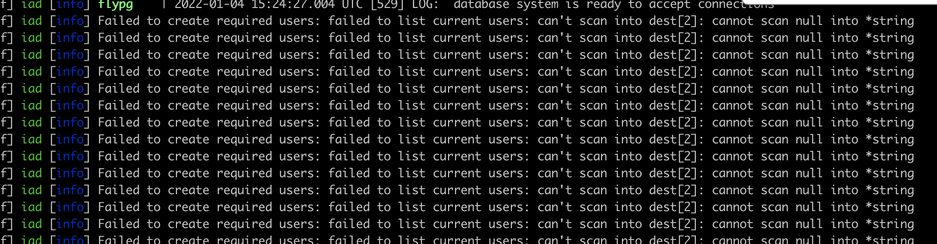 Pg Init Process Fails If User Exists Without Password · Issue 9 · Fly Appspostgres Standalone 1222