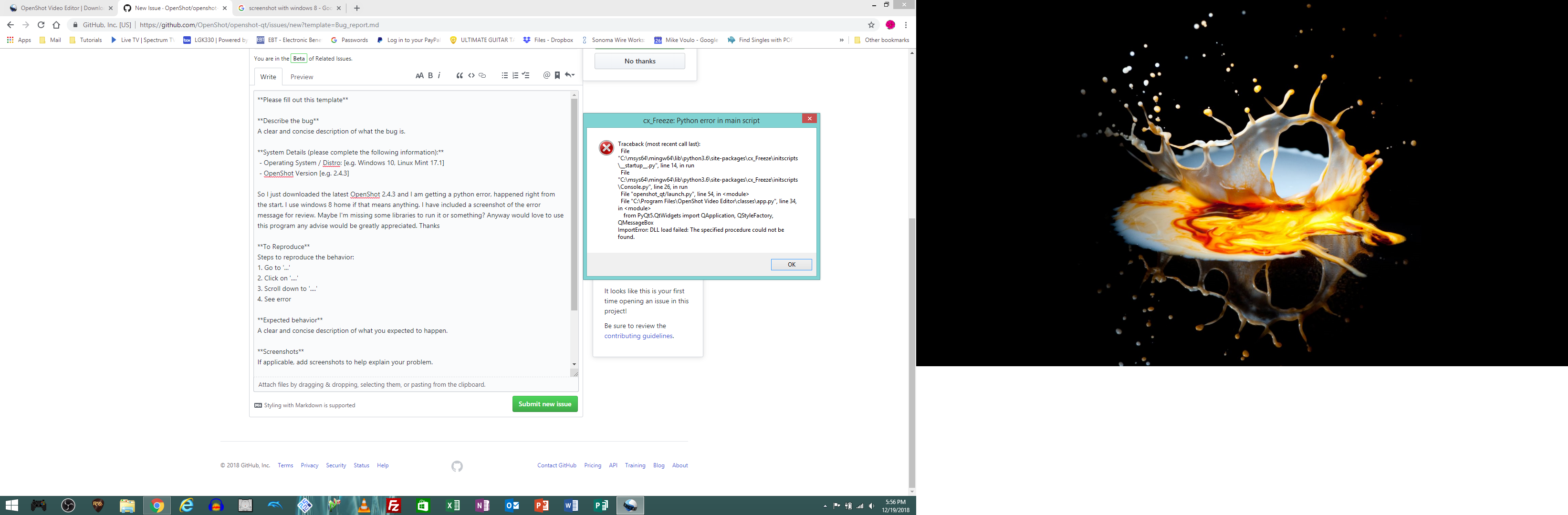 Crash on initial install and run appears to be python related. · Issue #2464 · OpenShot/openshot ...
