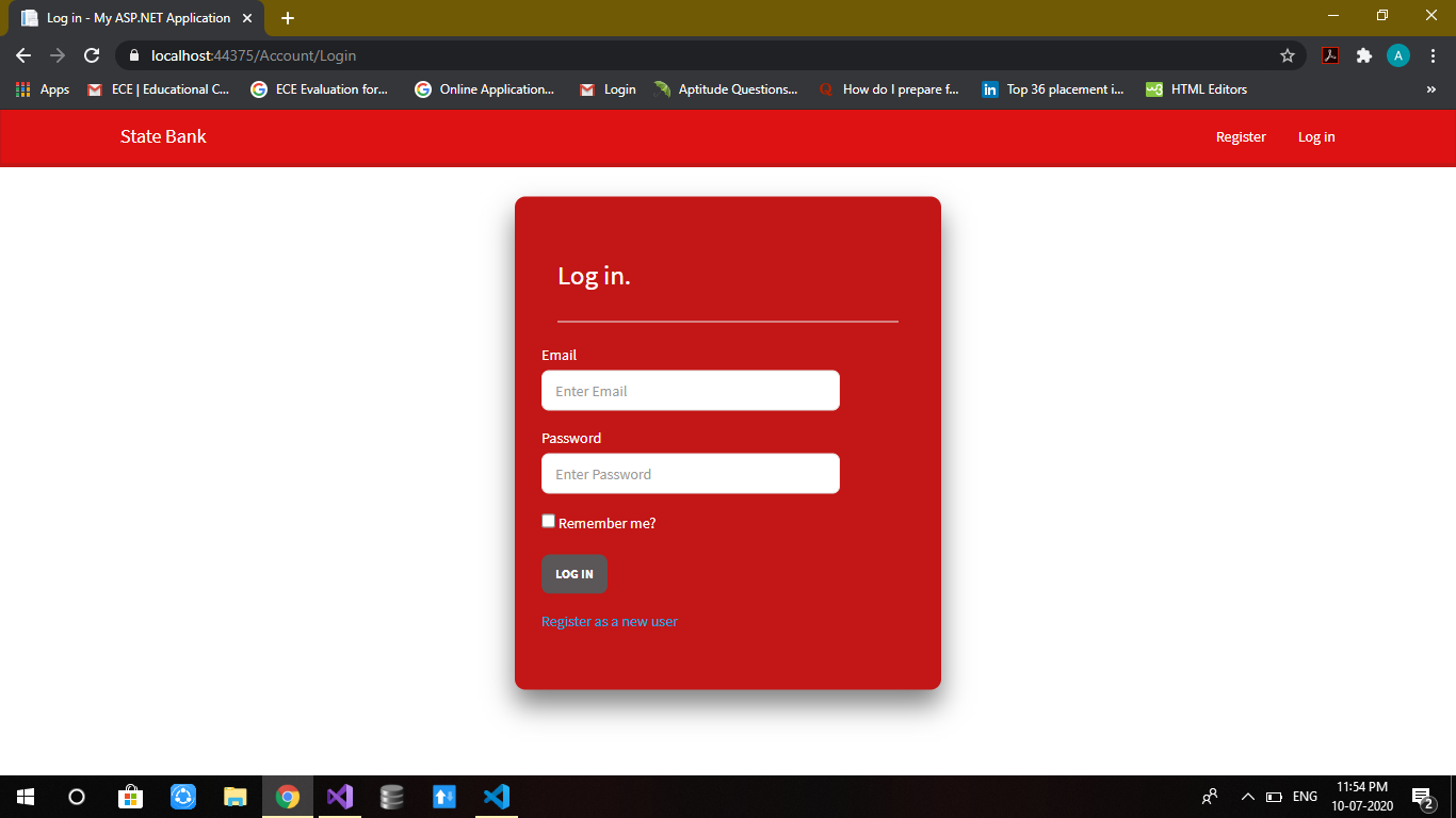 GitHub - Ankur-Dhall/Banking: This is a Web Application to simulate ATM using ASP.NET MVC