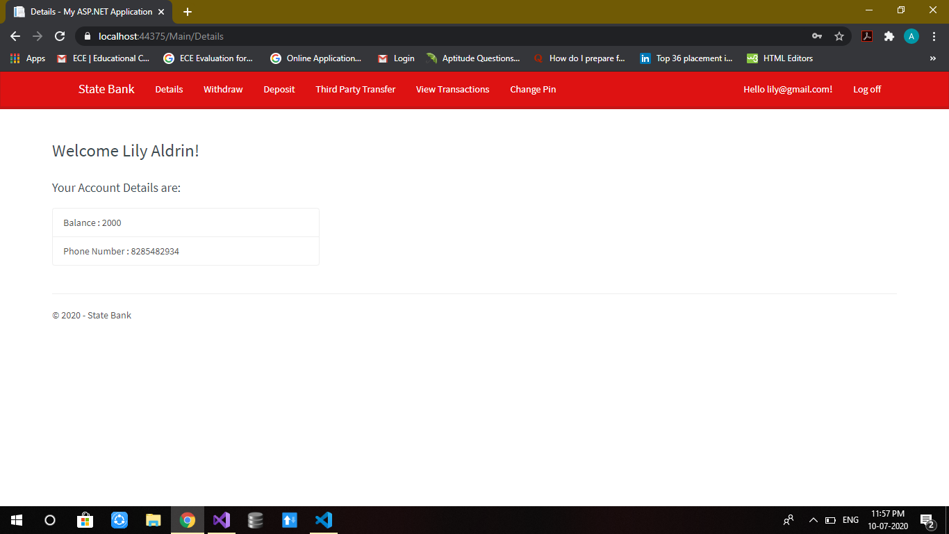 GitHub - Ankur-Dhall/Banking: This is a Web Application to simulate ATM ...