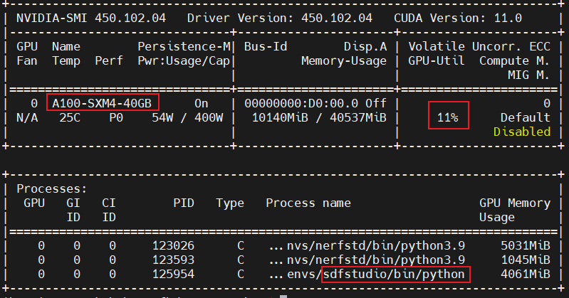 Slow traning speed with A100 · Issue #246 · autonomousvision/sdfstudio · GitHub