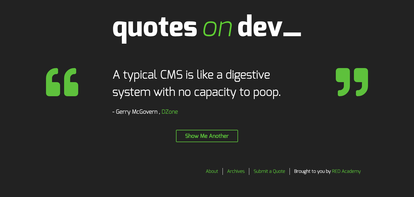 GitHub - Mayu-Imanaka/Quotes-on-dev: A website called Quotes on Dev ...