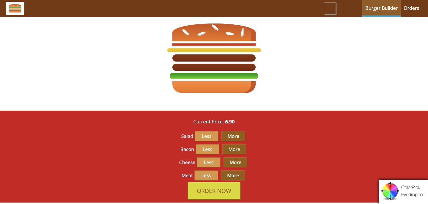 GitHub - Mayu-Imanaka/React-burger-builder