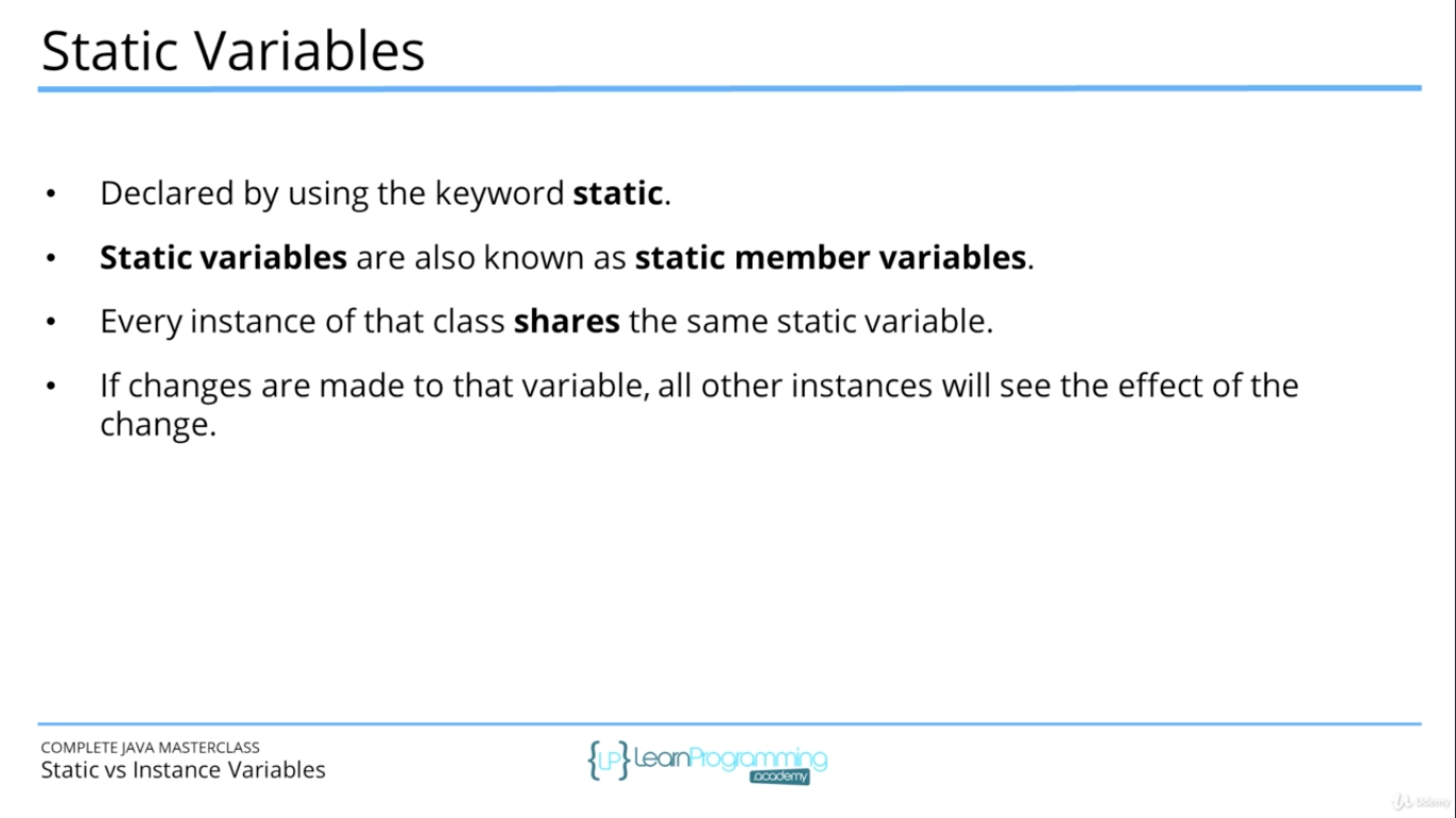 Note part two : Java Programming Masterclass for Software Developers ...