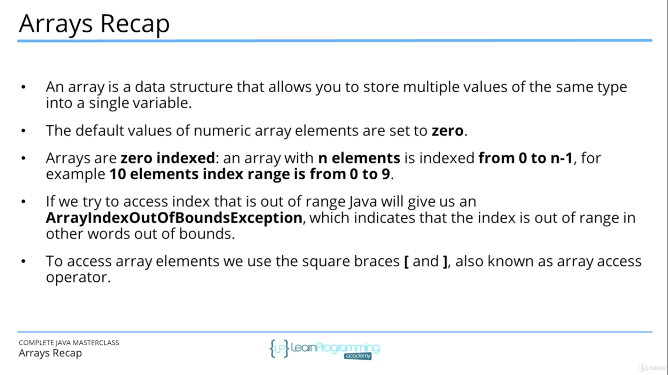 Note Part Three Java Programming Masterclass For Software Developers · Issue 77 · Poanc