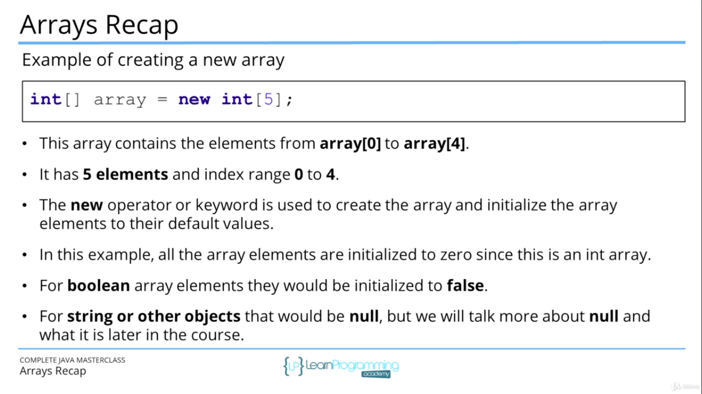 Note Part Three Java Programming Masterclass For Software Developers · Issue 77 · Poanc