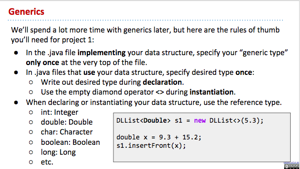 CS61B 2018 Lecture 5 DLLists, Arrays · Issue #84 · poanc/NoteBook · GitHub