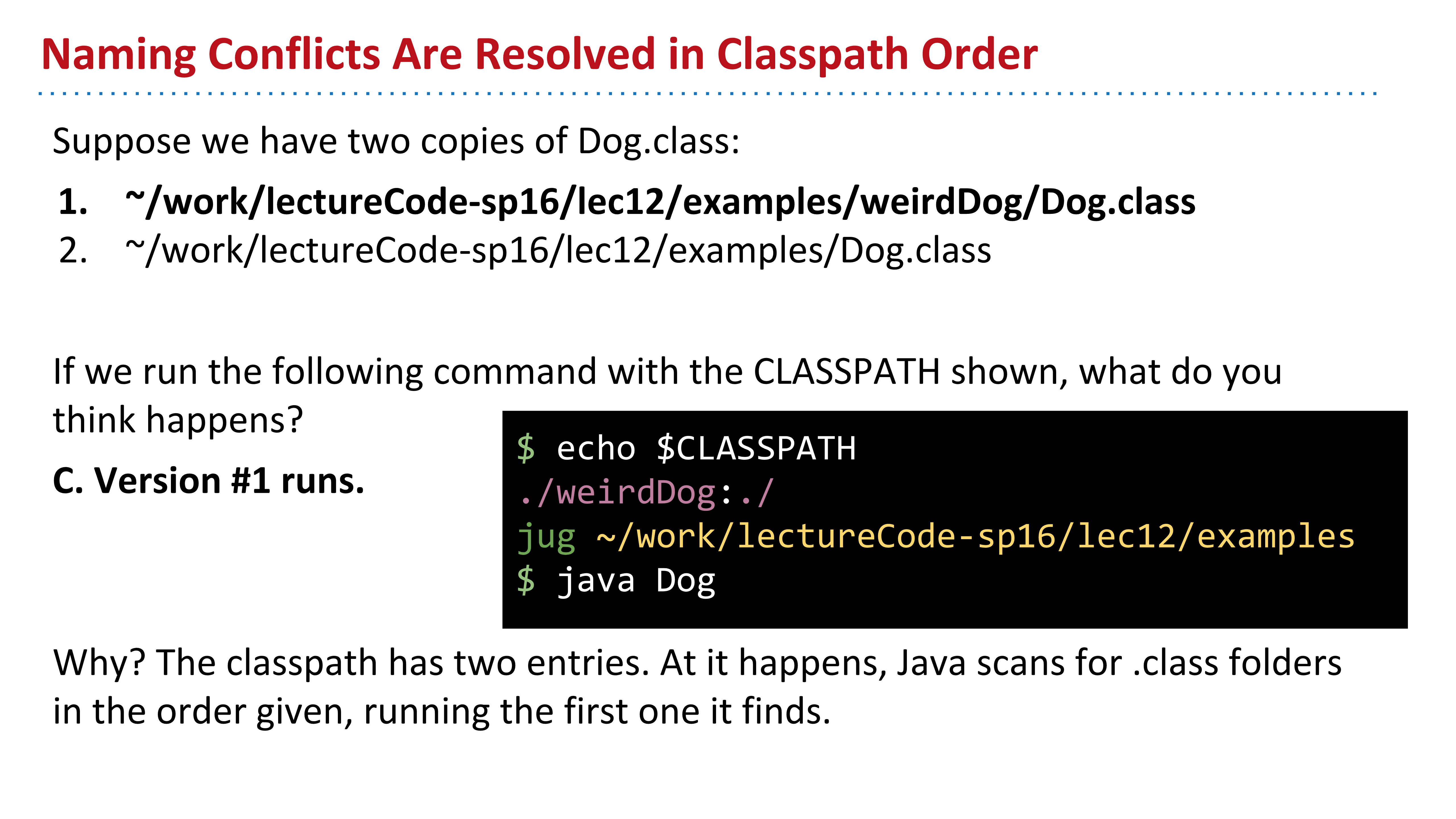CS61B 2018 Lecture 11 Libraries, Abstract Classes, Packages + Environment Variable + disc04 ...