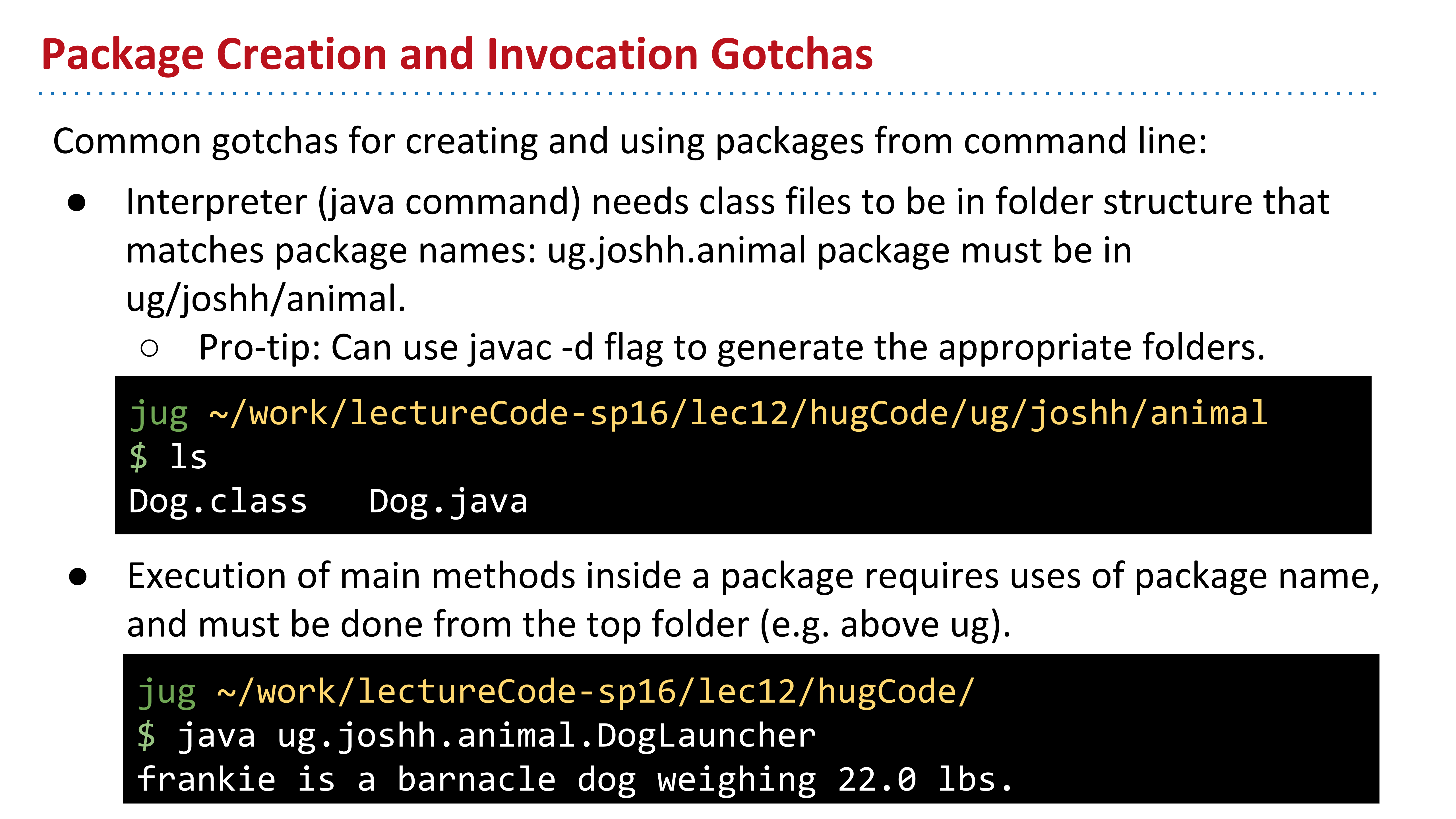 CS61B 2018 Lecture 11 Libraries, Abstract Classes, Packages + Environment Variable + disc04 ...