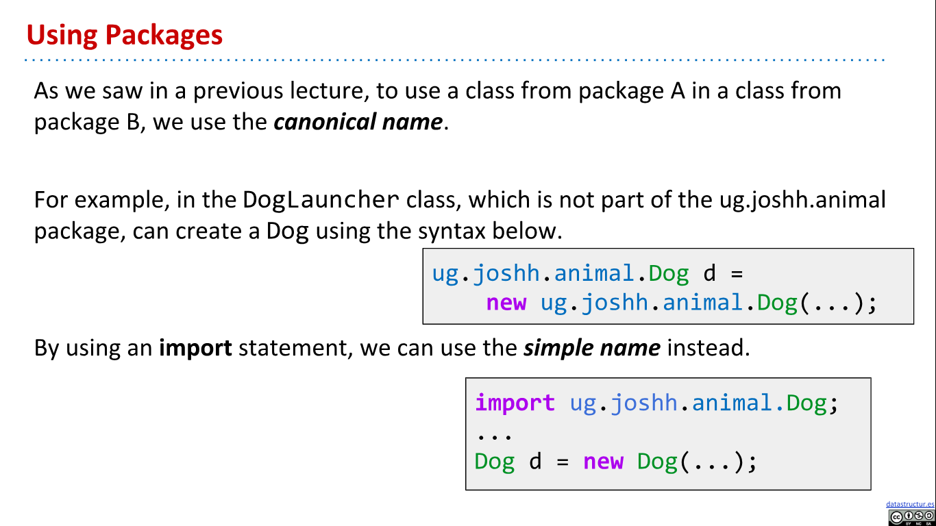 CS61B 2018 Lecture 15 Packages, Access Control, Objects + lab5:Getting Started: Drawing in ...