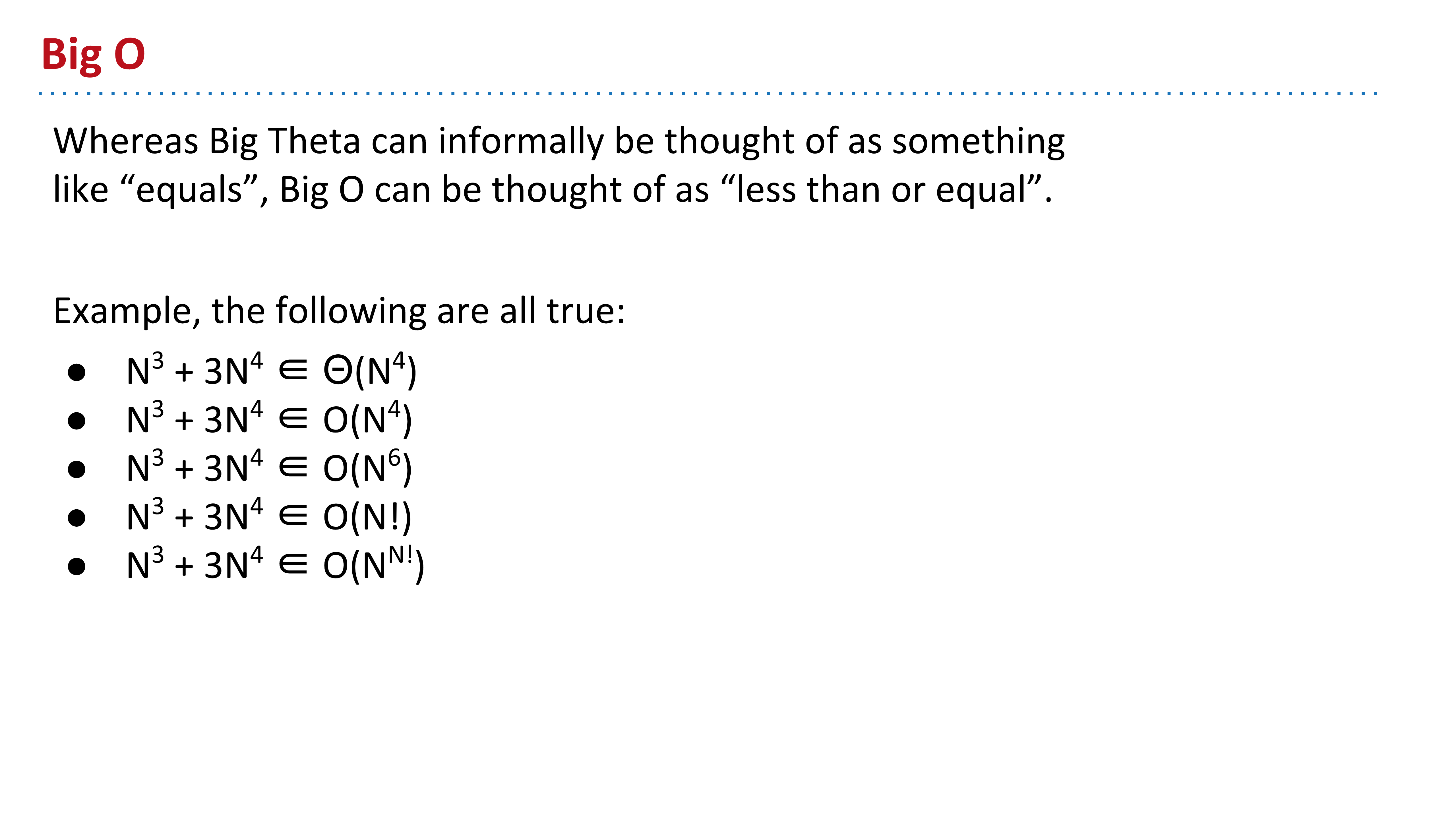 CS61B 2018 Lecture 19 Asymptotics III: Big O / Omega, Amortized ...