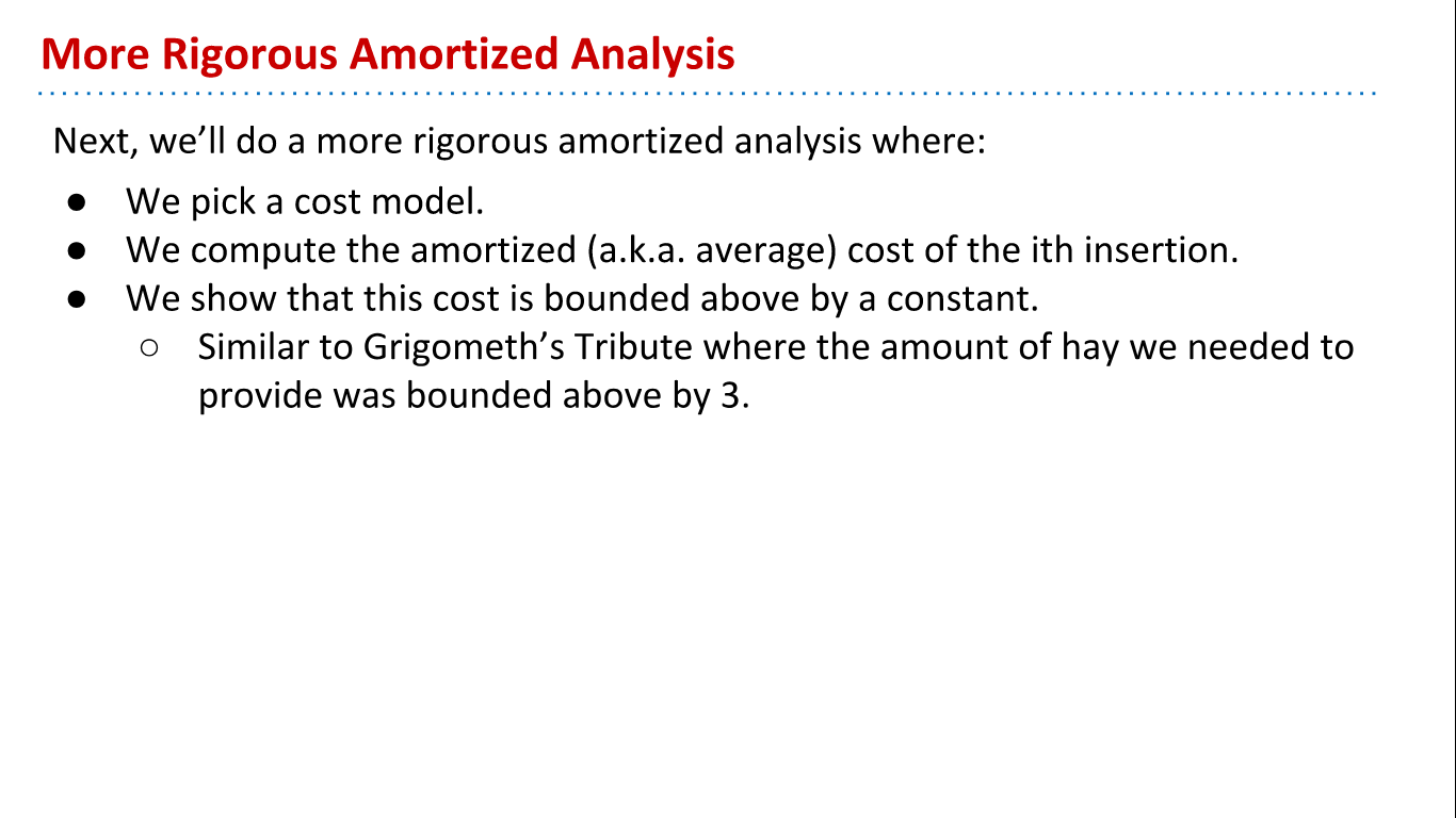 CS61B 2018 Lecture 19 Asymptotics III: Big O / Omega, Amortized ...