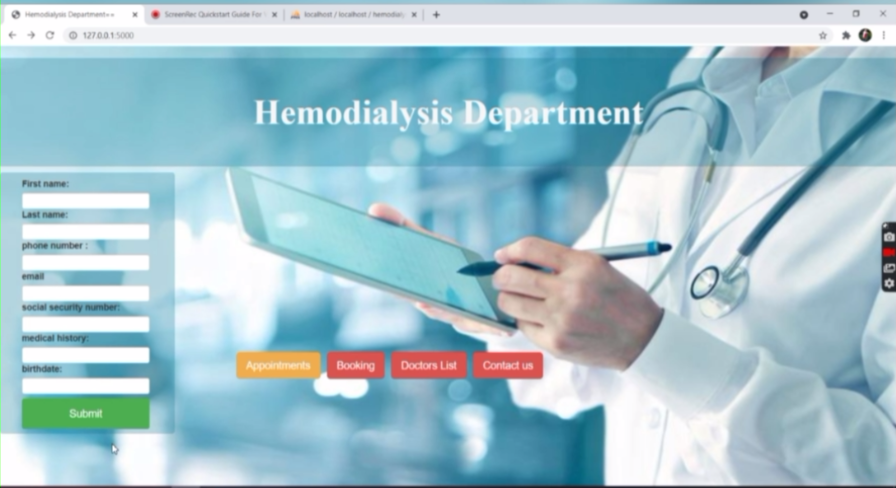 GitHub - GhadaDx/hemodialysis-department-website