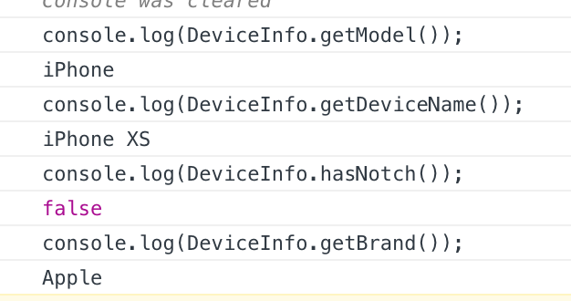 XR|XS* models show wrong result on getModel and hasNotch · Issue #531 · react-native-device-info ...
