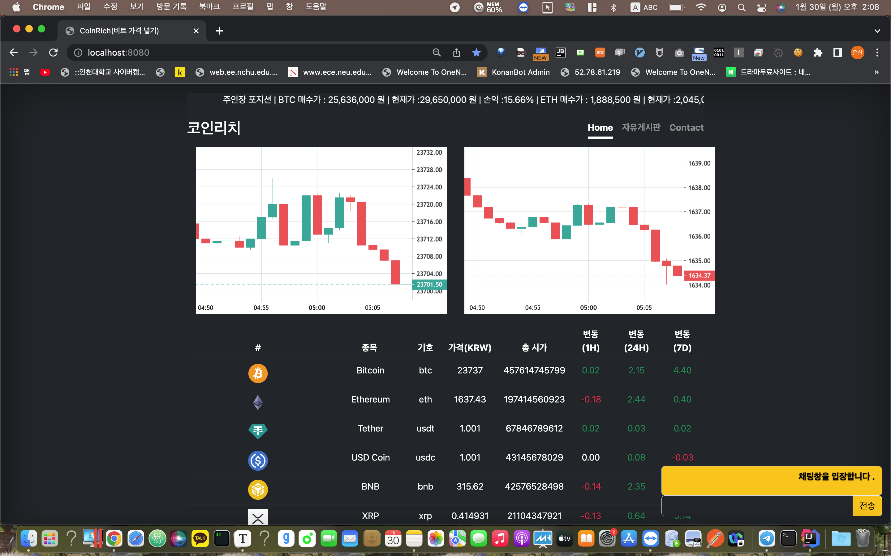 GitHub - Eun-Chan/CoinRich