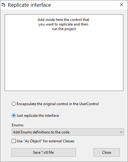 GitHub - EduardoVB/VBCopyInterface: Copy control interface in VB6. Replicate interface or ...