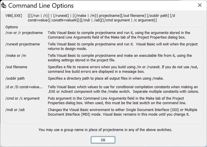 Command line building · Issue #508 · twinbasic/twinbasic · GitHub