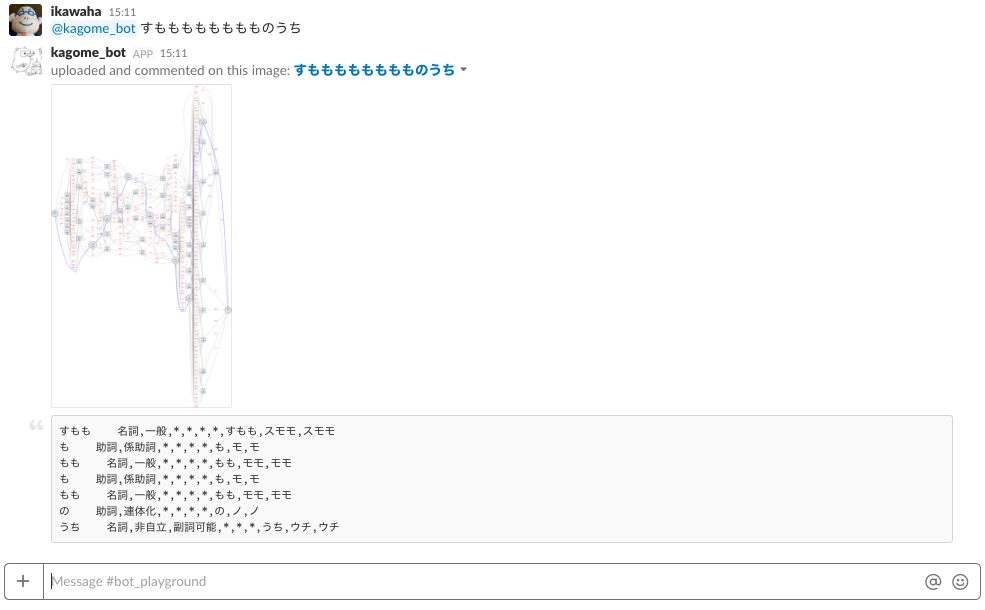 GitHub - ikawaha/kagome-bot