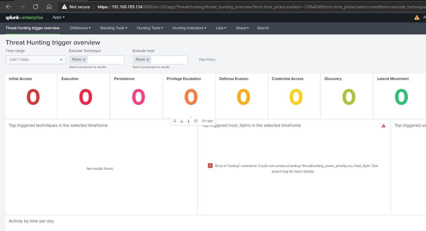 Unable to connect to the remote server · Issue #681 · clong/DetectionLab · GitHub
