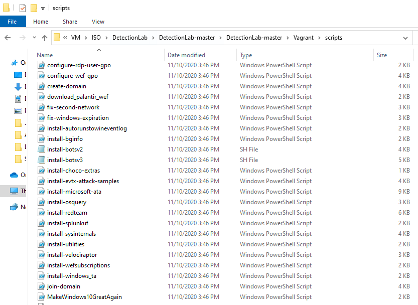 Possible problem with post_build_checks.ps1 · Issue #559 · clong/DetectionLab · GitHub