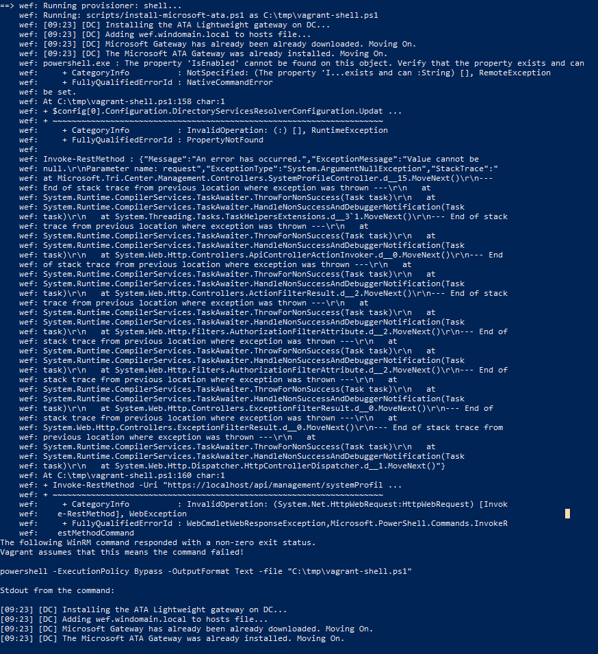Possible problem with post_build_checks.ps1 · Issue #559 · clong/DetectionLab · GitHub