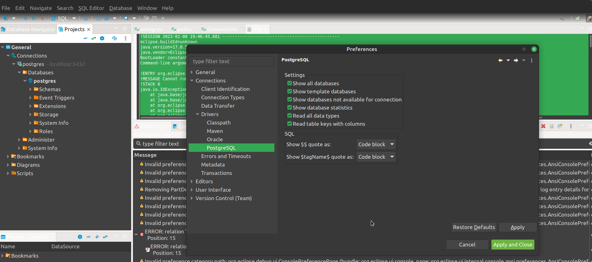 Not Showing A Database · Issue 19032 · Dbeaverdbeaver · Github