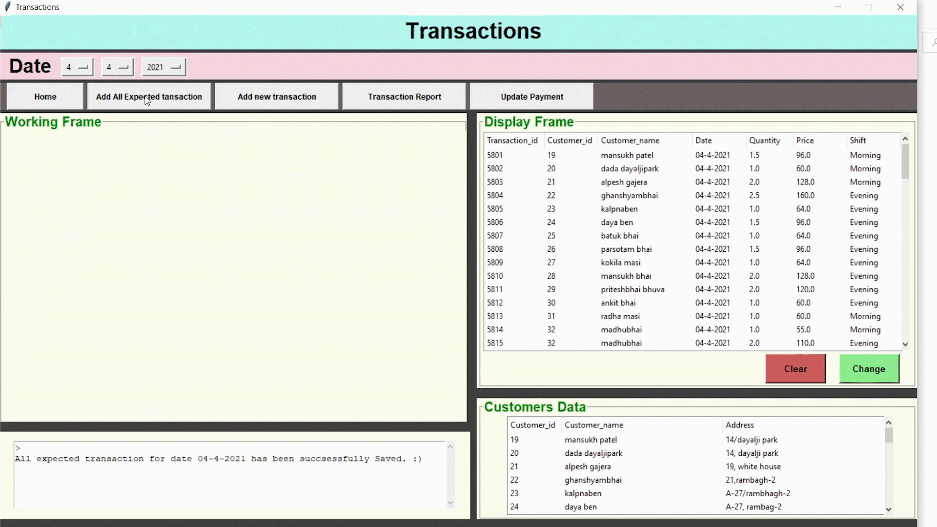 GitHub - bkunjesh/Dairy-Management-Software: •Managing Customers Data ...