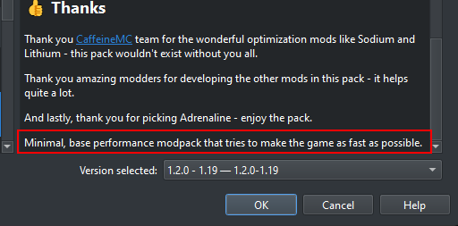 Move modpack summary to the top (Modrinth) · Issue #985 · PolyMC/PolyMC · GitHub