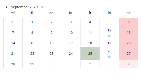 Inequal spaces between weeks in calendar mode · Issue #317 · totaldebug ...